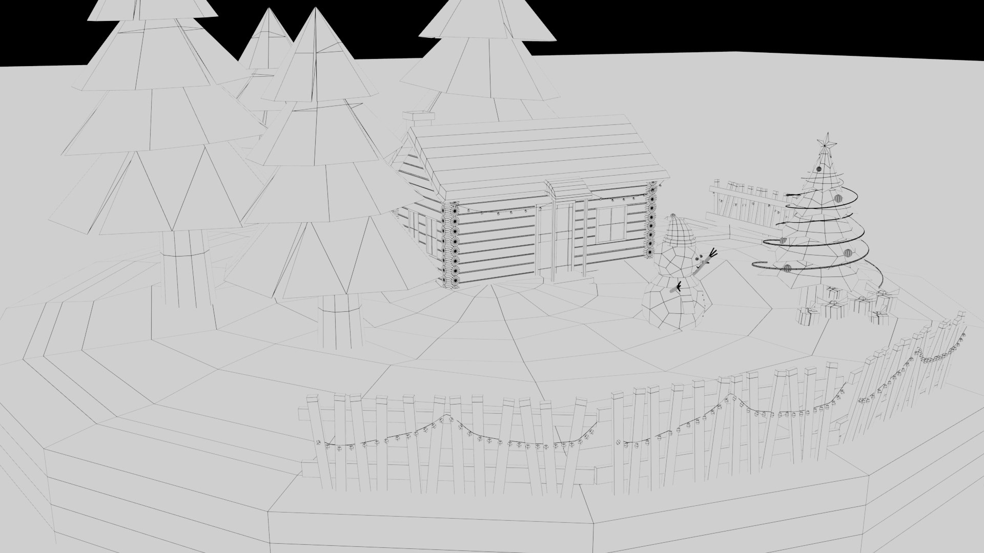 3D Merry Christmas Model - TurboSquid 2332830