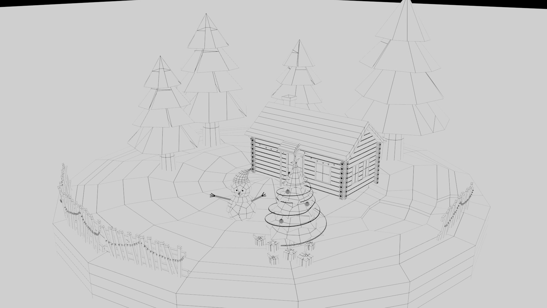 3D Merry Christmas Model - TurboSquid 2332830