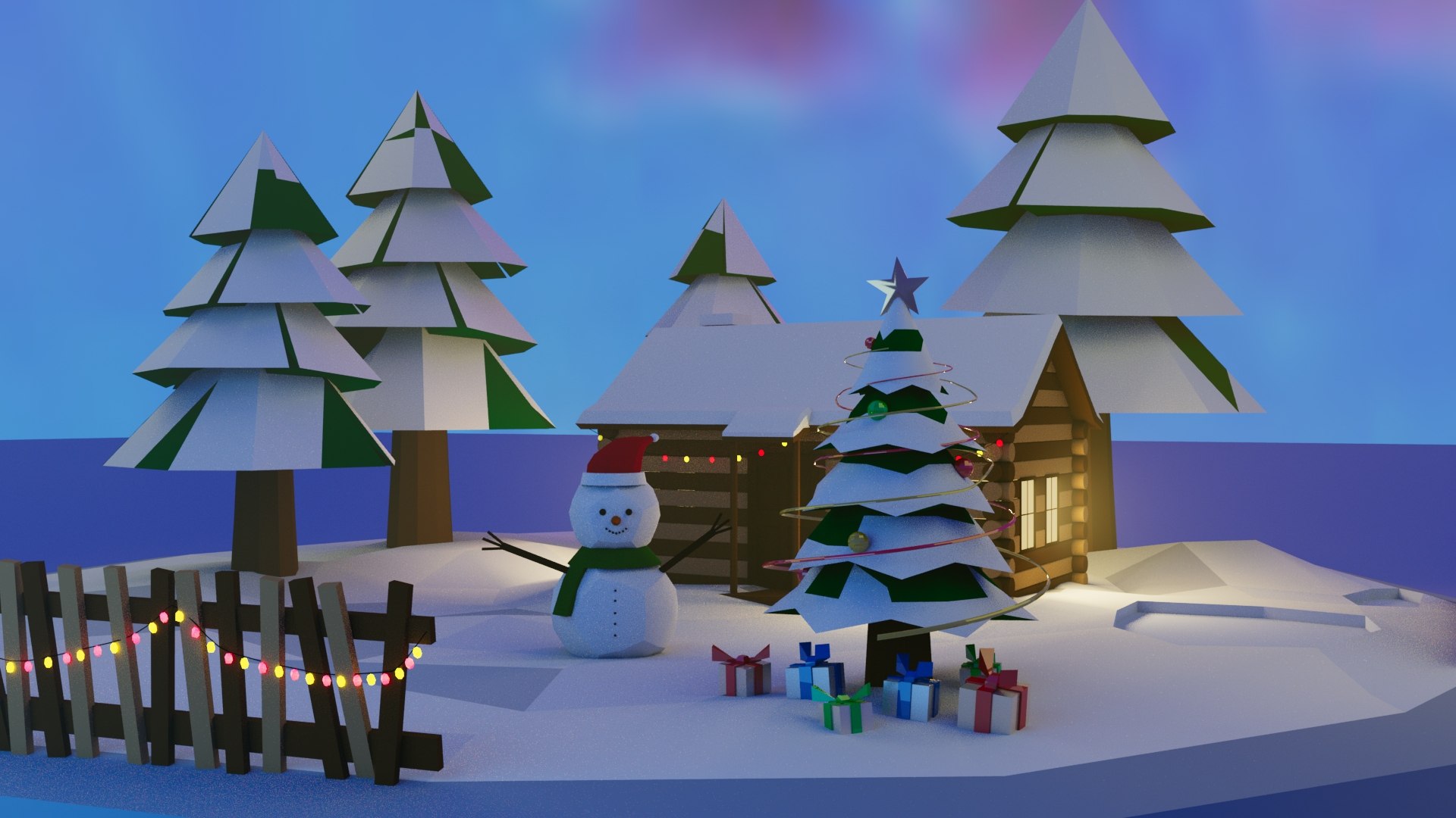 3D Merry Christmas Model - TurboSquid 2332830