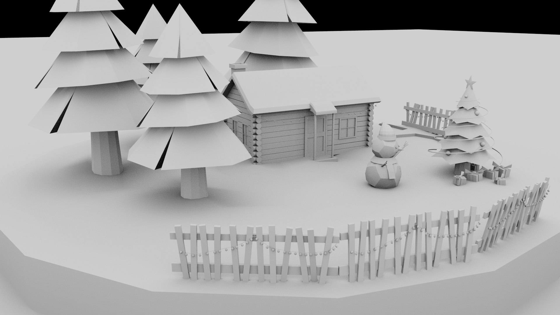 3D Merry Christmas Model - TurboSquid 2332830