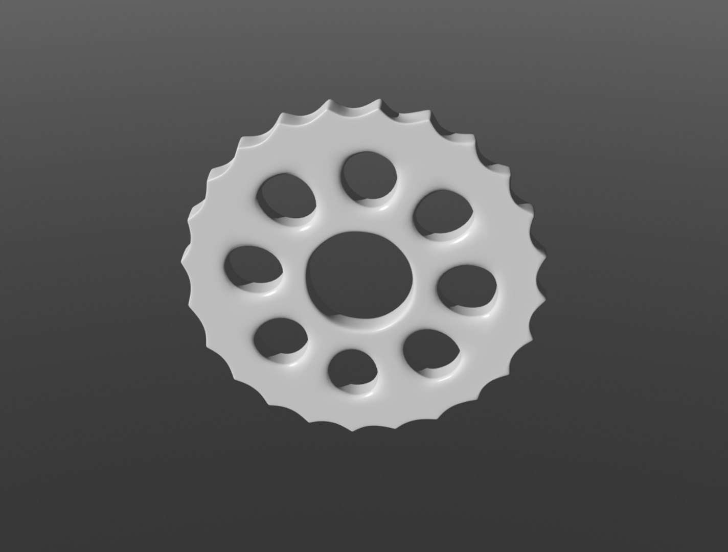 3ds Max 24 Teeth Gear