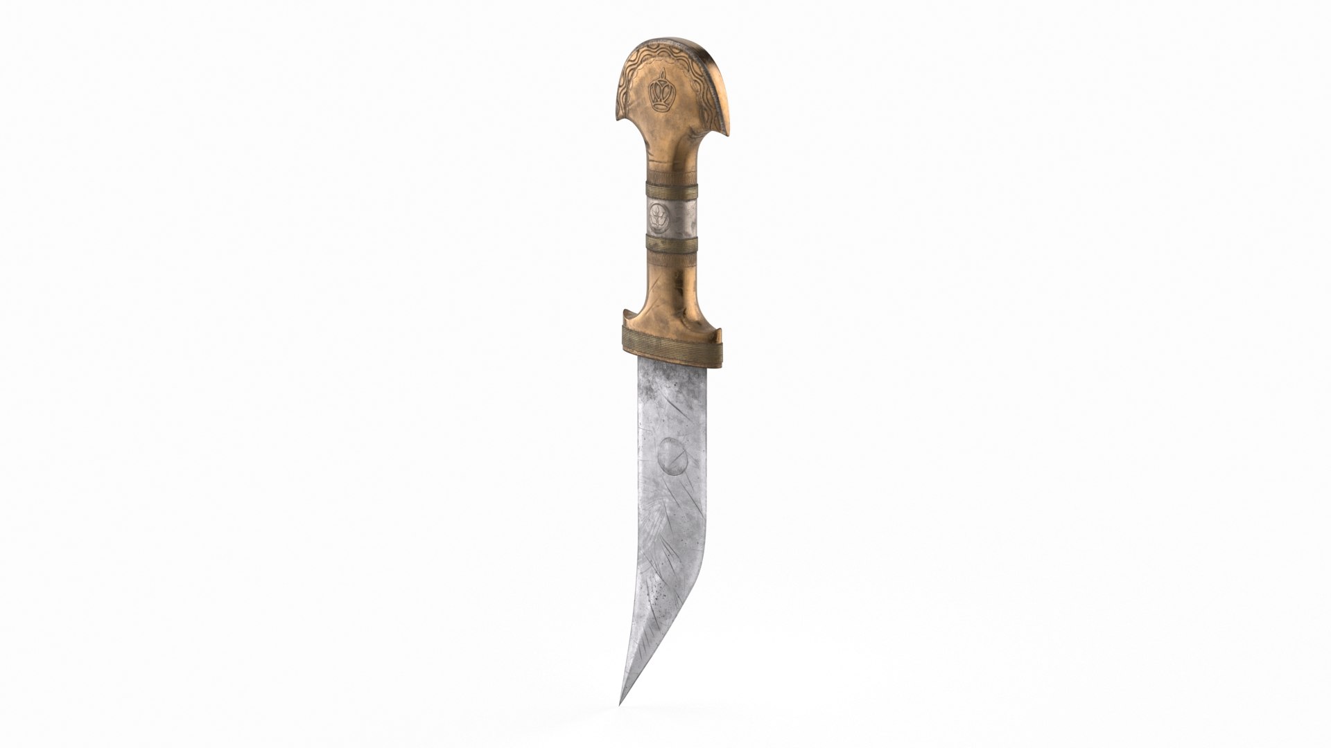 3D Engraved Ceremonial Dagger - TurboSquid 2424611