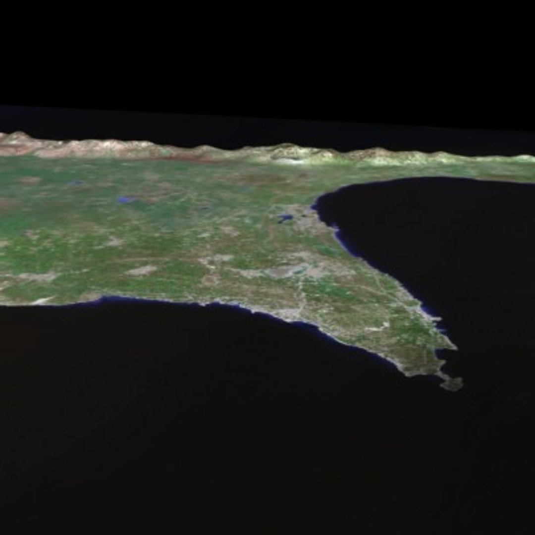 3dsmax Cyprus Landscape Island