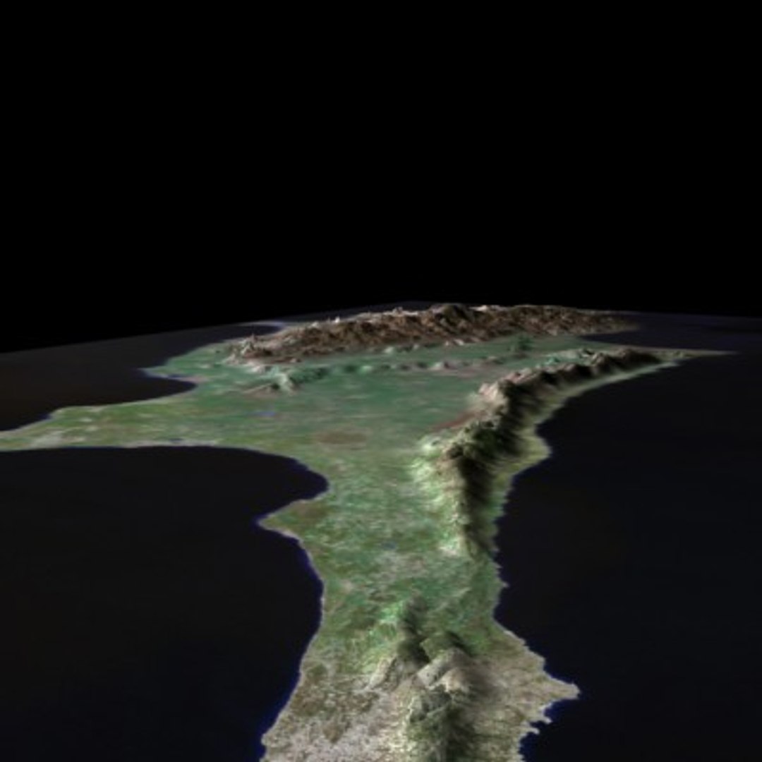 3dsmax Cyprus Landscape Island