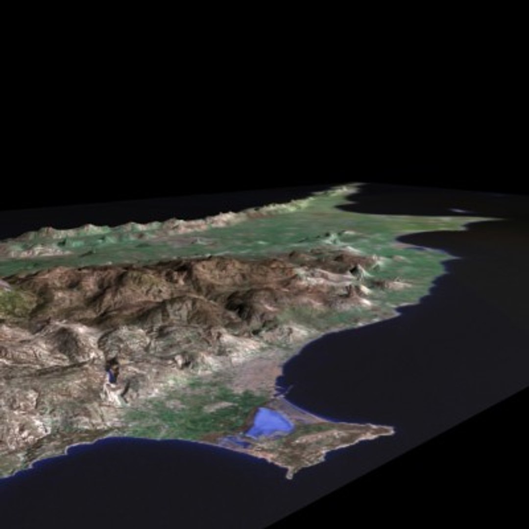 3dsmax Cyprus Landscape Island