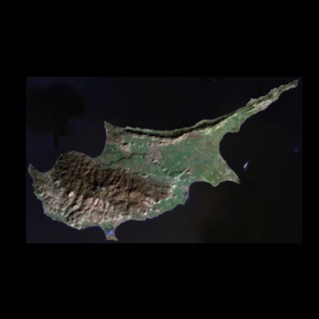 3dsmax Cyprus Landscape Island