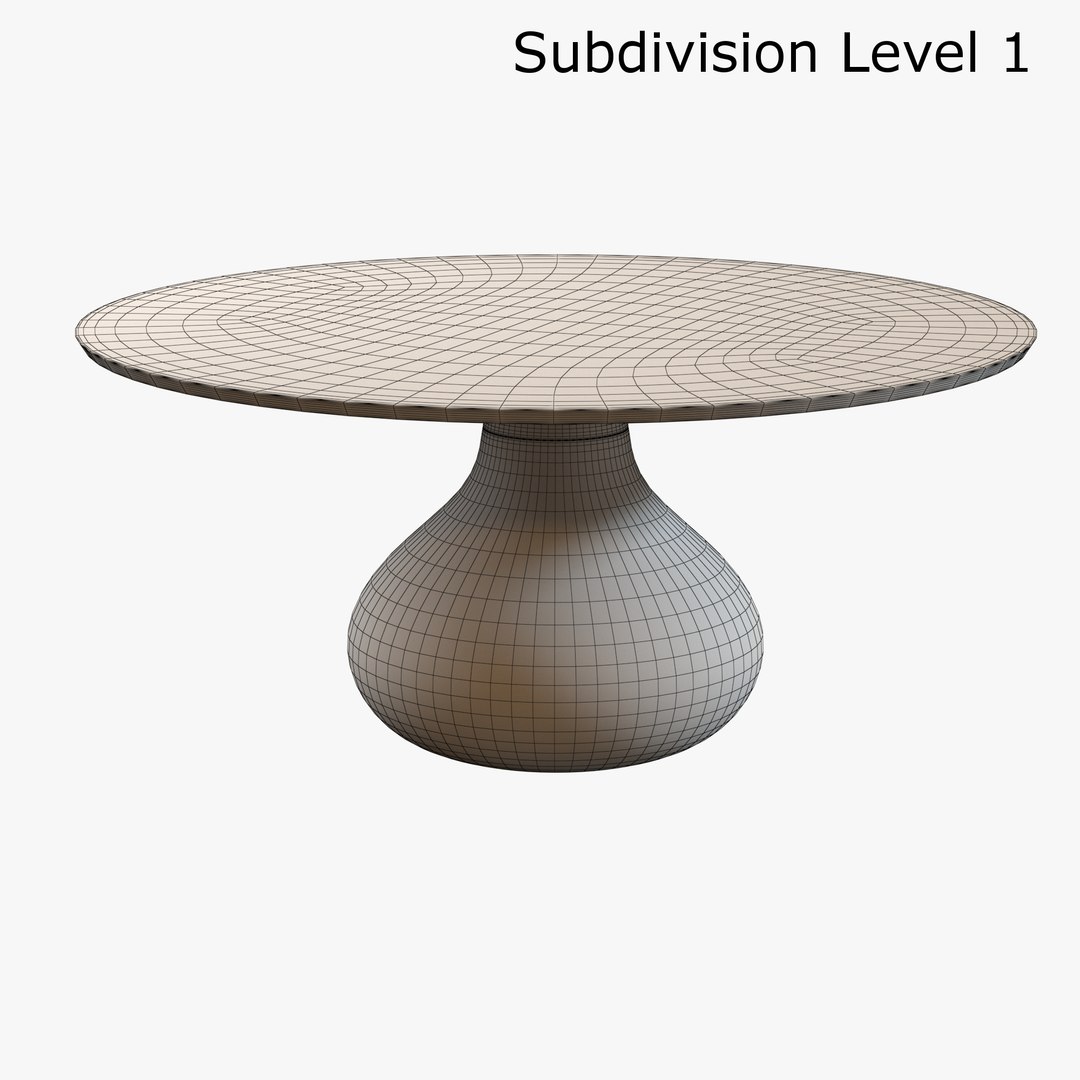Aqua Cocktail Table 3D Model - TurboSquid 1301696