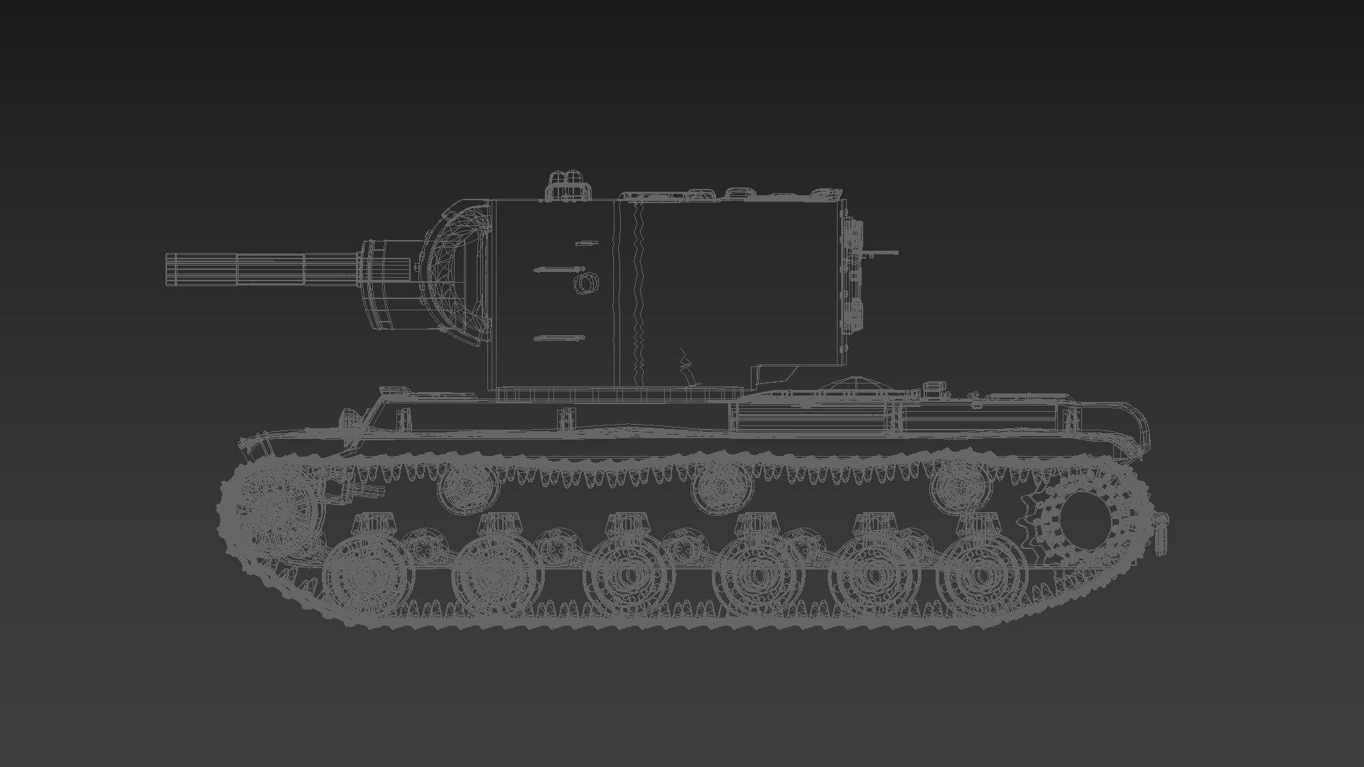 KV-2 3D Model - TurboSquid 1785795
