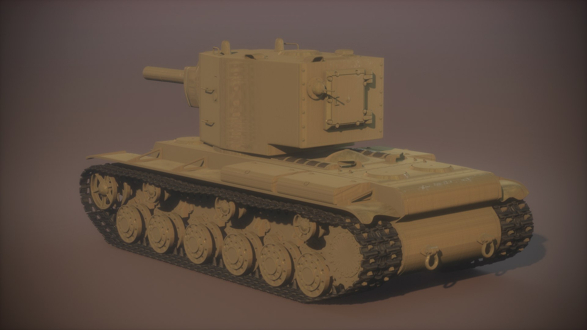KV-2 3D Model - TurboSquid 1785795