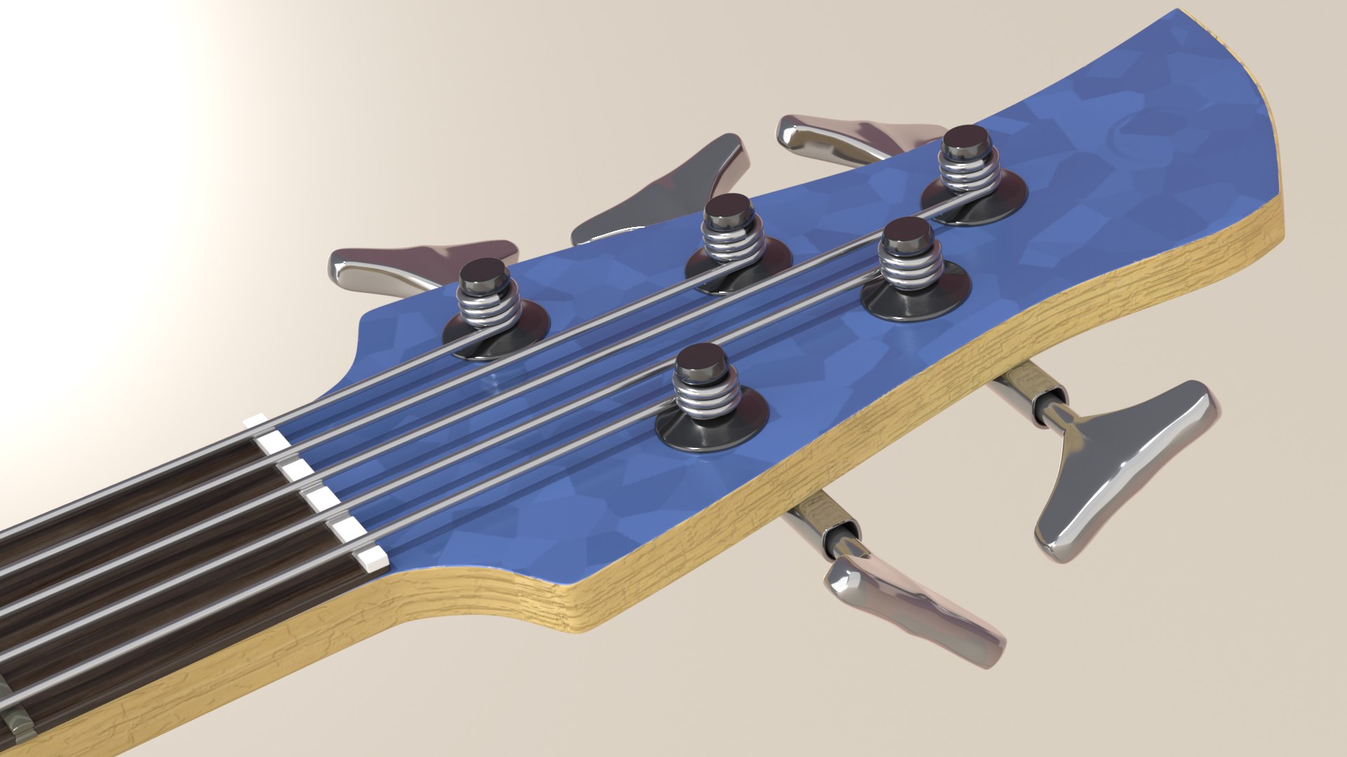 3D Model Bass Guitar - TurboSquid 2165555
