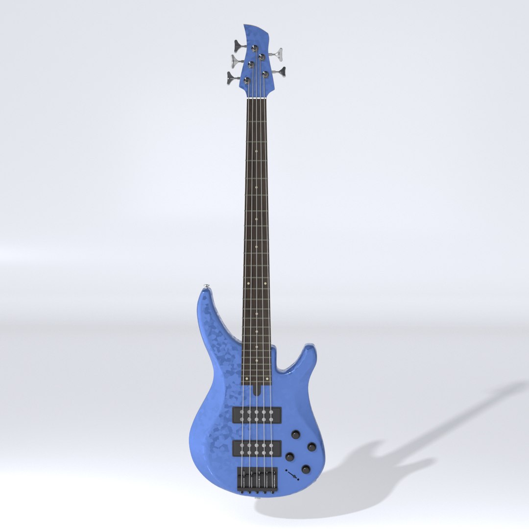 3D Model Bass Guitar - TurboSquid 2165555