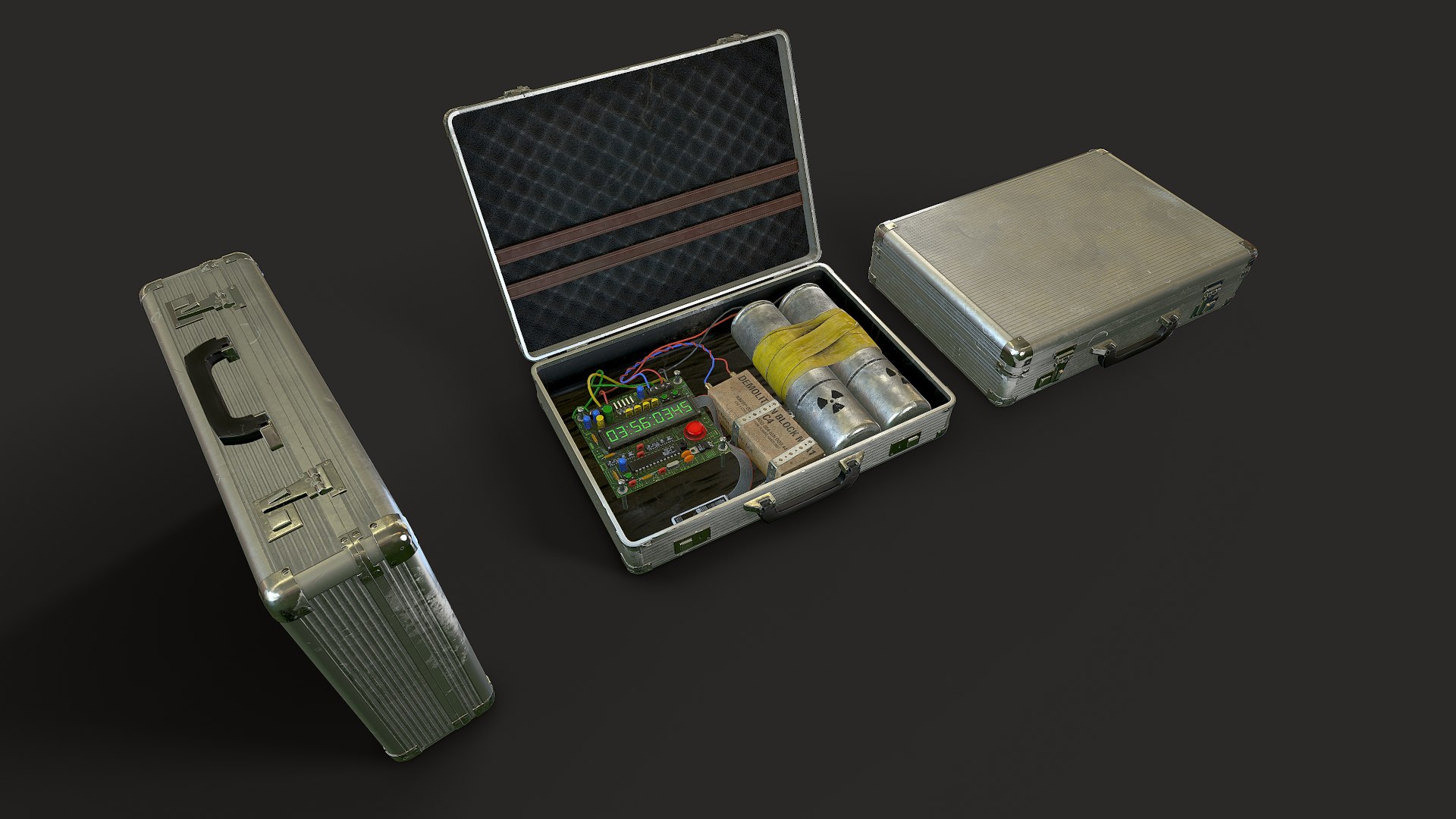 Bomb Suitcase 3D Model - TurboSquid 2156402