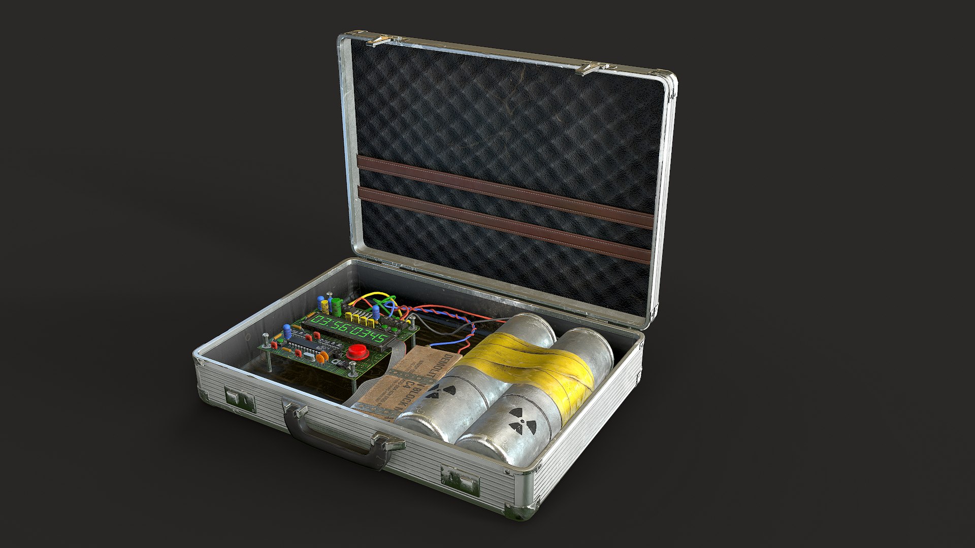 Bomb Suitcase 3D Model - TurboSquid 2156402