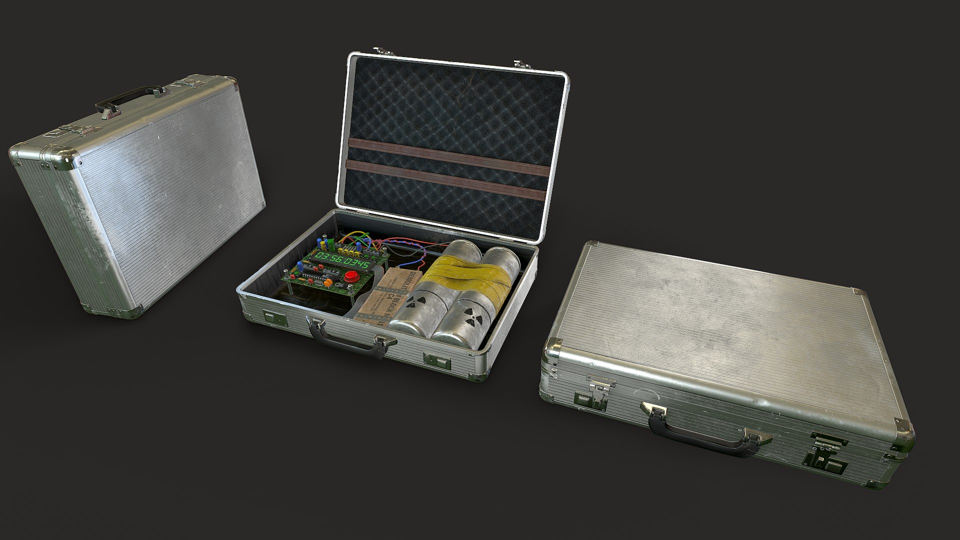 Bomb Suitcase 3D Model - TurboSquid 2156402