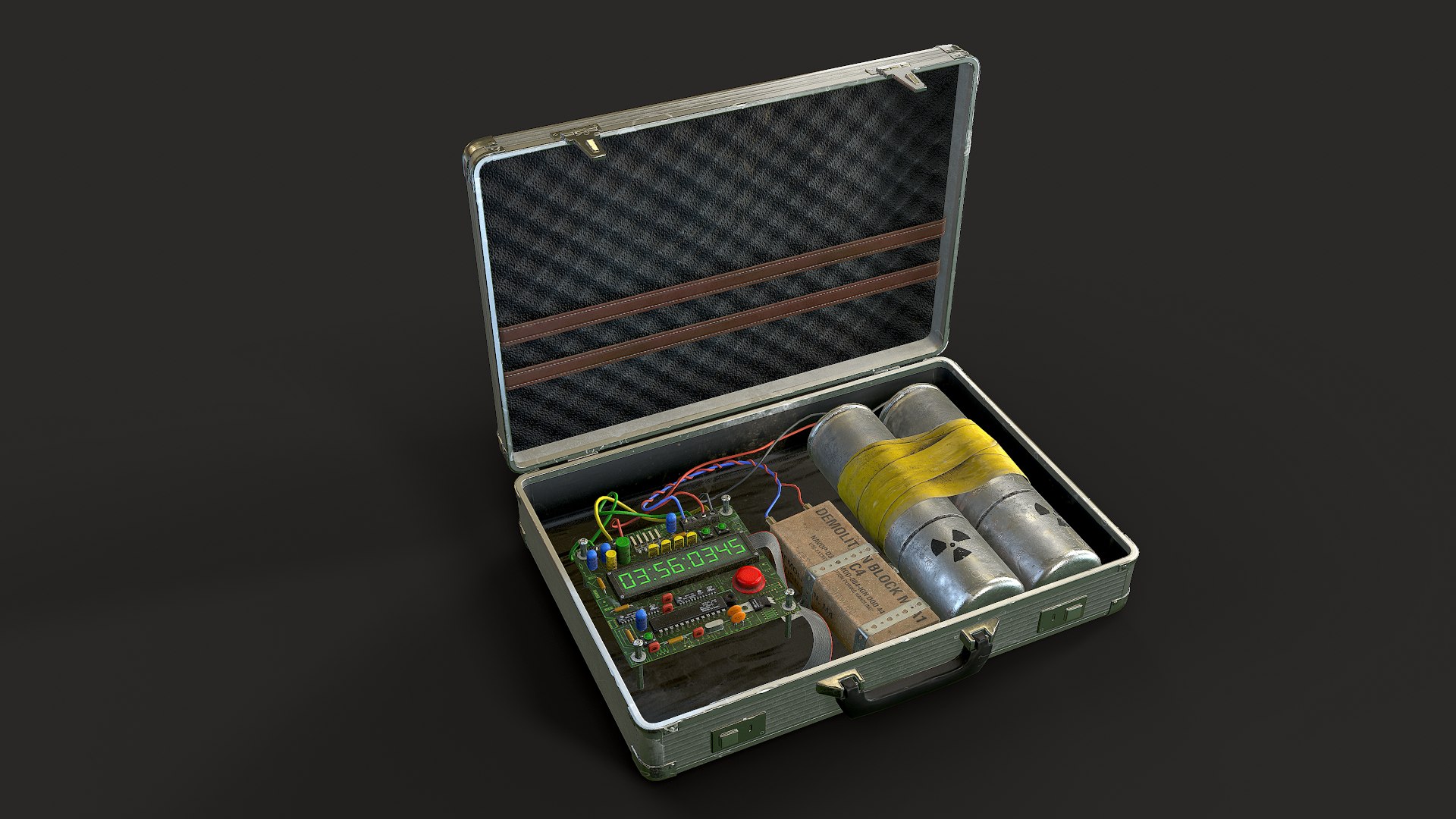 Bomb Suitcase 3D model - TurboSquid 2156402