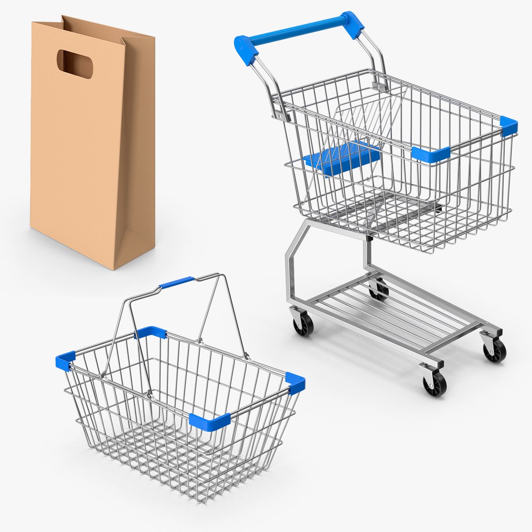 Shopping Collection 3D Model - TurboSquid 1942800