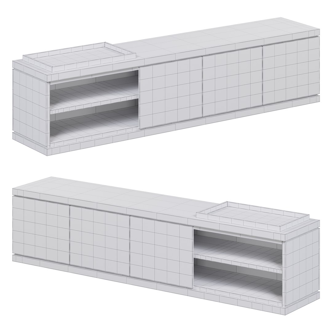 3D Model Lora Tv Cabinet By Laskasas - TurboSquid 1958323