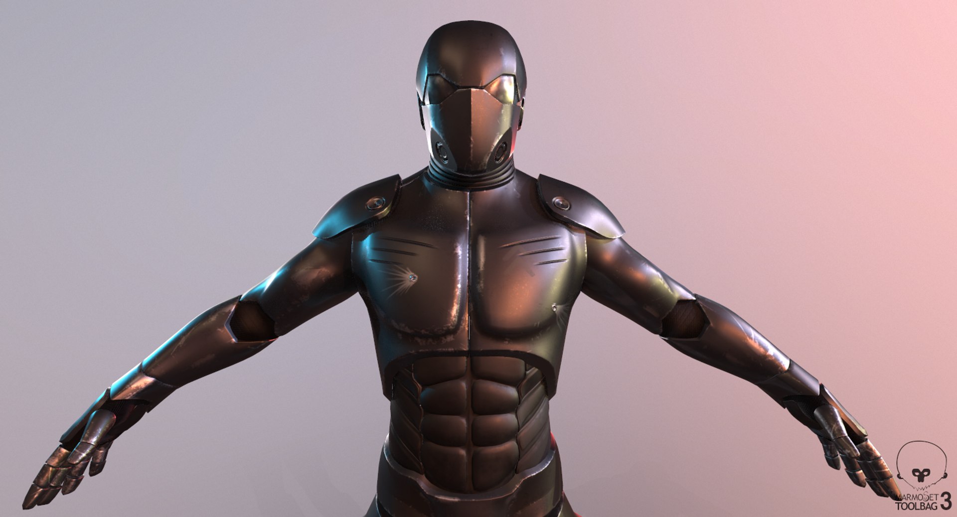 Sci-fi Soldier 3d Model