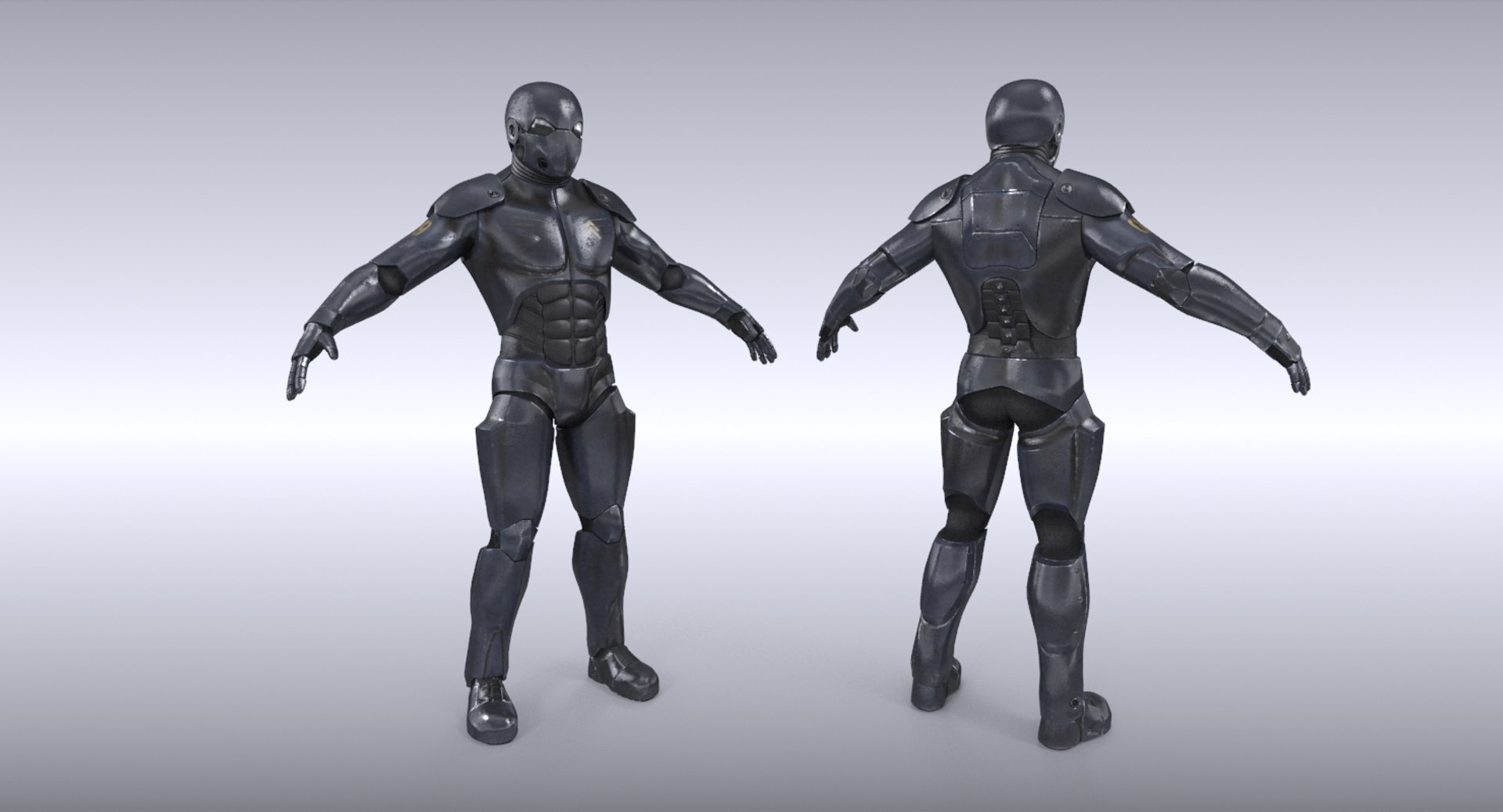 Sci-fi Soldier 3d Model