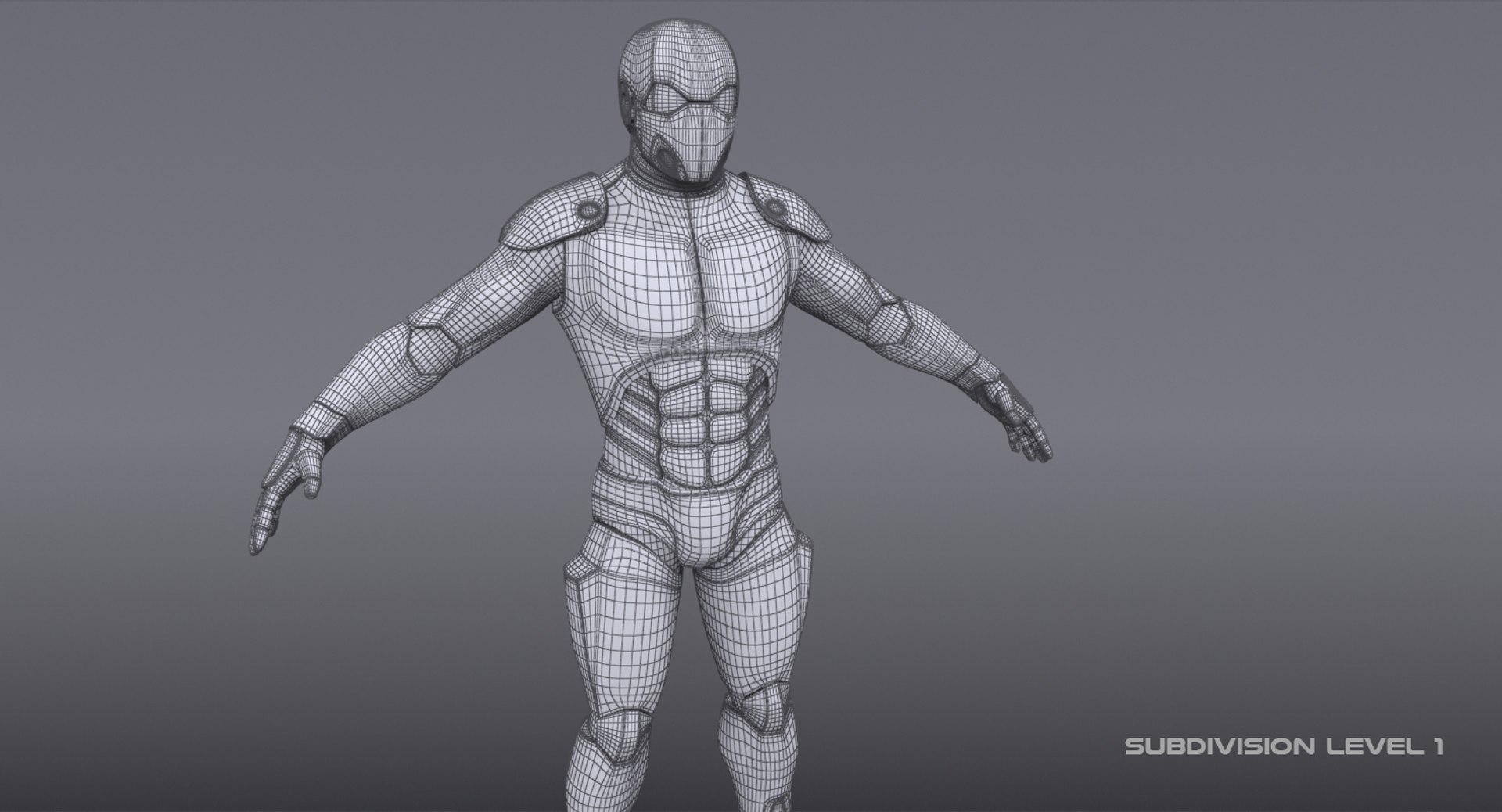Sci-fi Soldier 3d Model