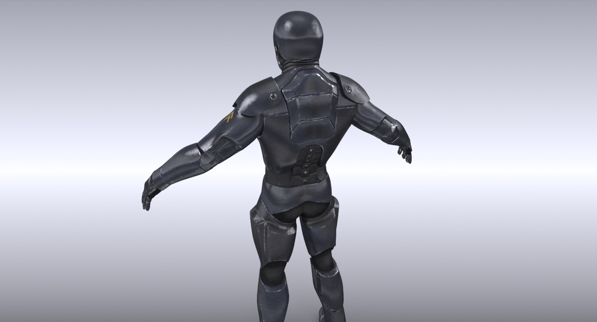 Sci-fi Soldier 3d Model