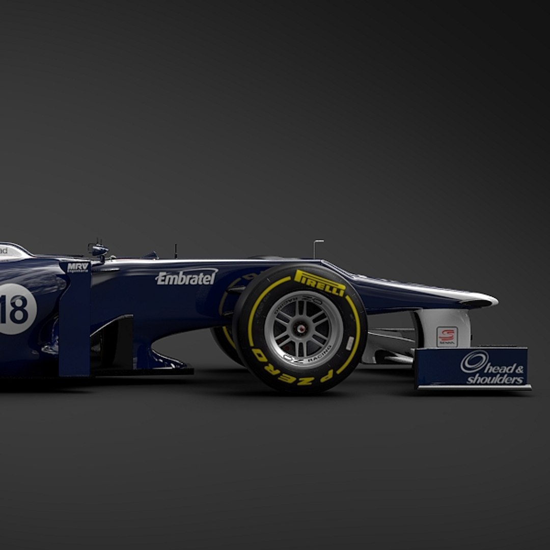 Formula 1 2012 Williams 3d Model