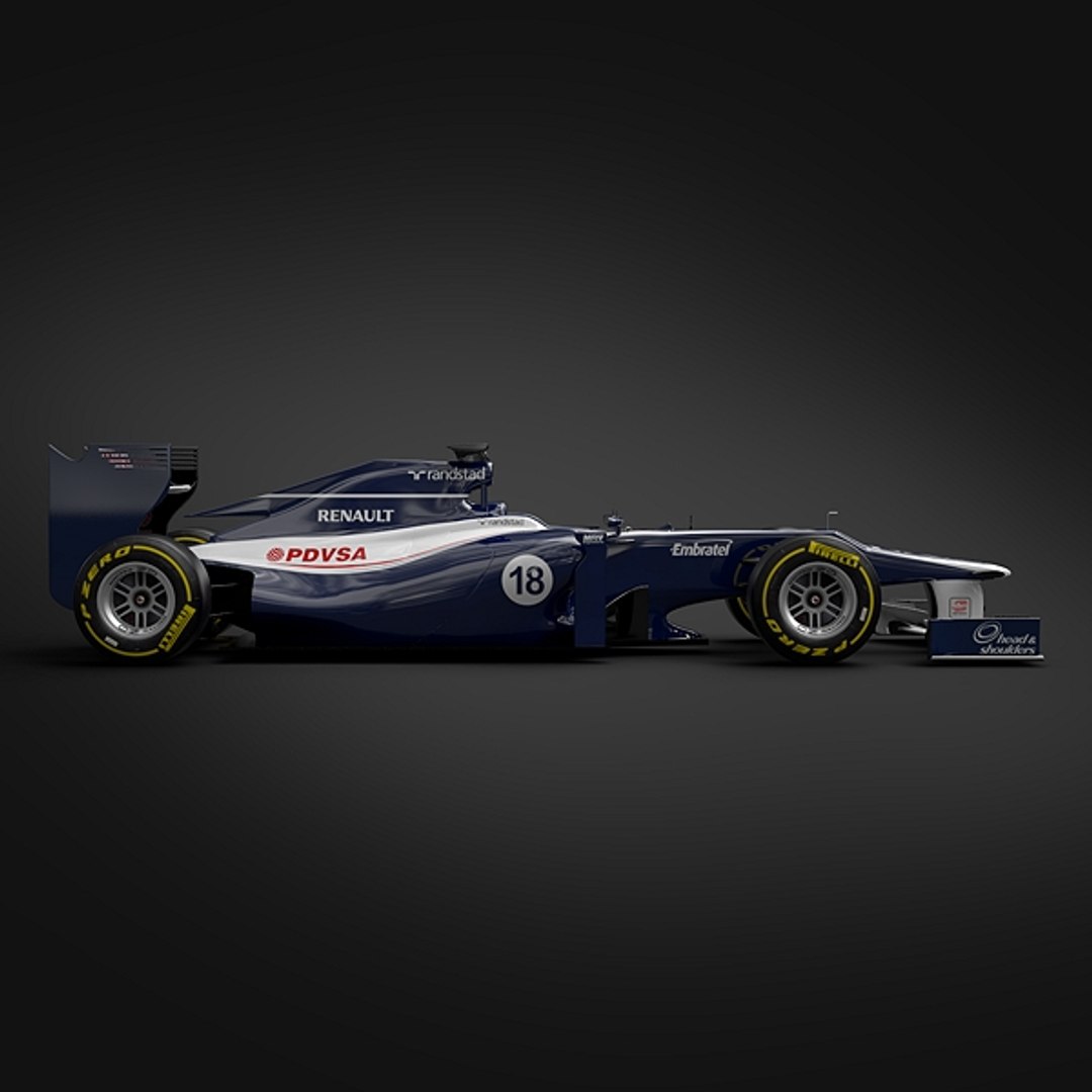 Formula 1 2012 Williams 3d Model