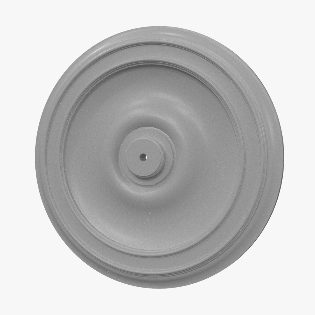 3D Ceiling Sockets Gypsum Plaster DR288 3D - TurboSquid 2094999