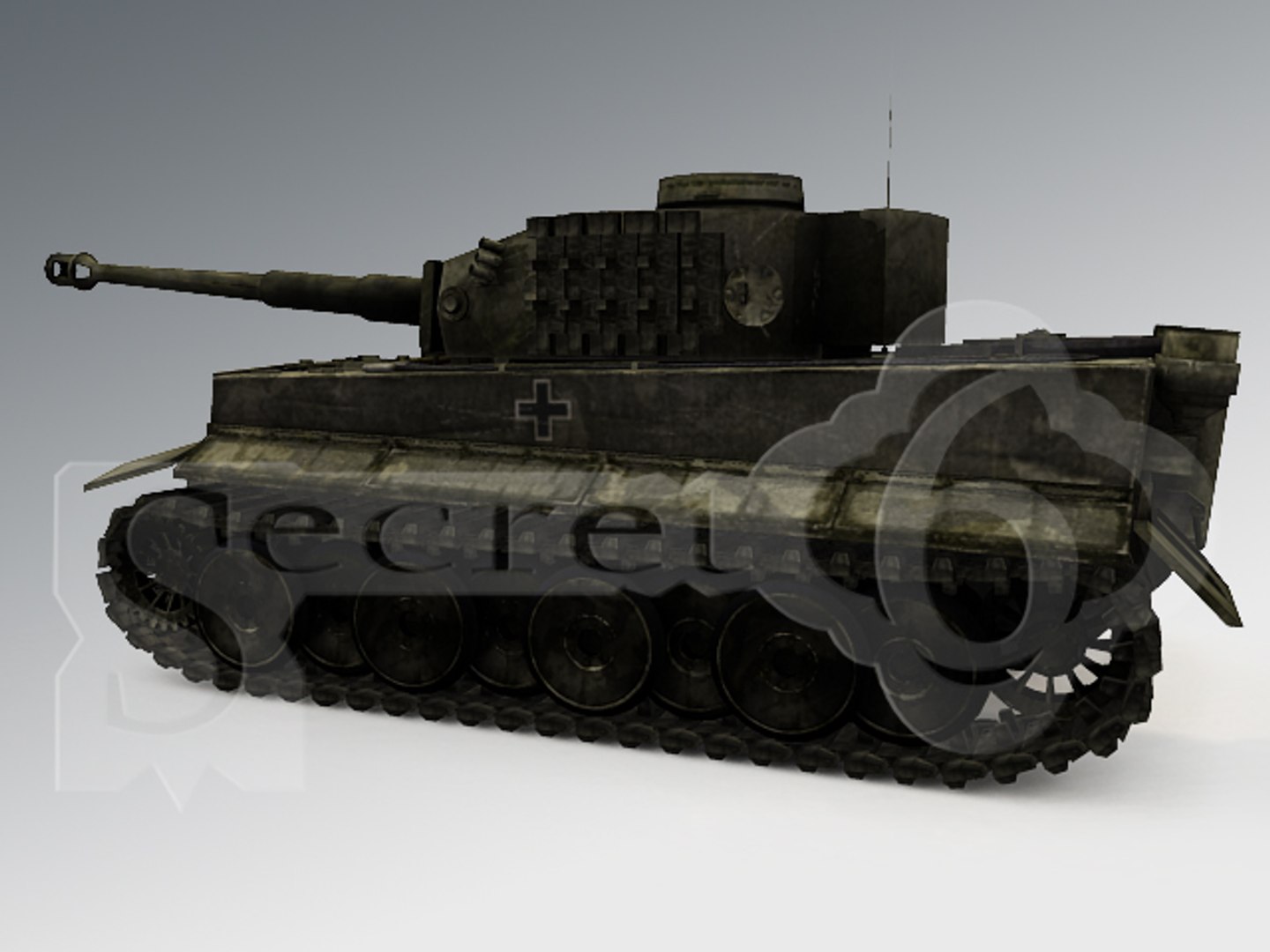 Panzer Wwii German Tank 3d Model