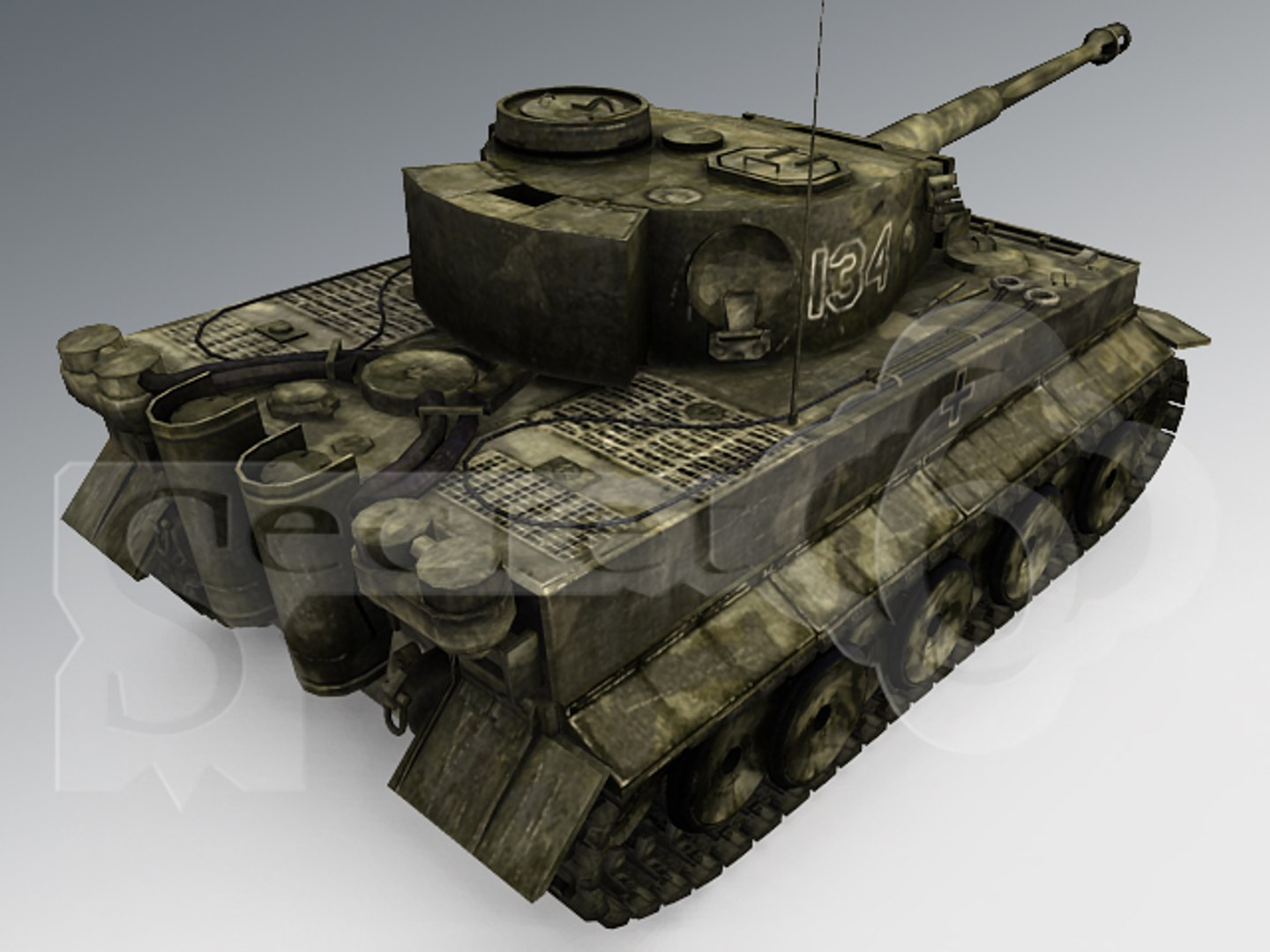 Panzer Wwii German Tank 3d Model