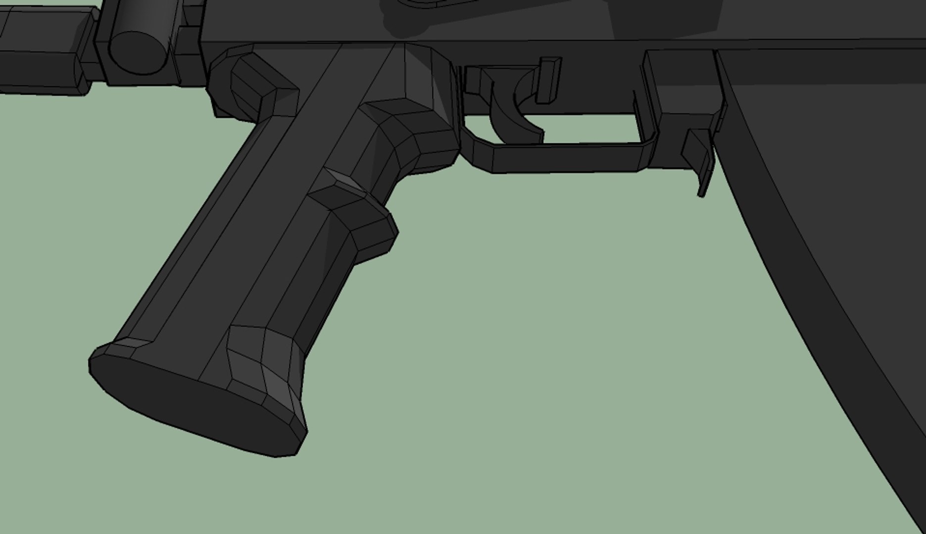 M21 Assault Rifle 3d Model