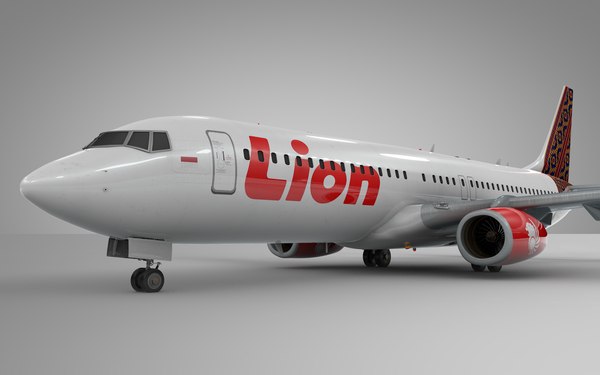 3D boeing 737-8 lion air - TurboSquid 1691634