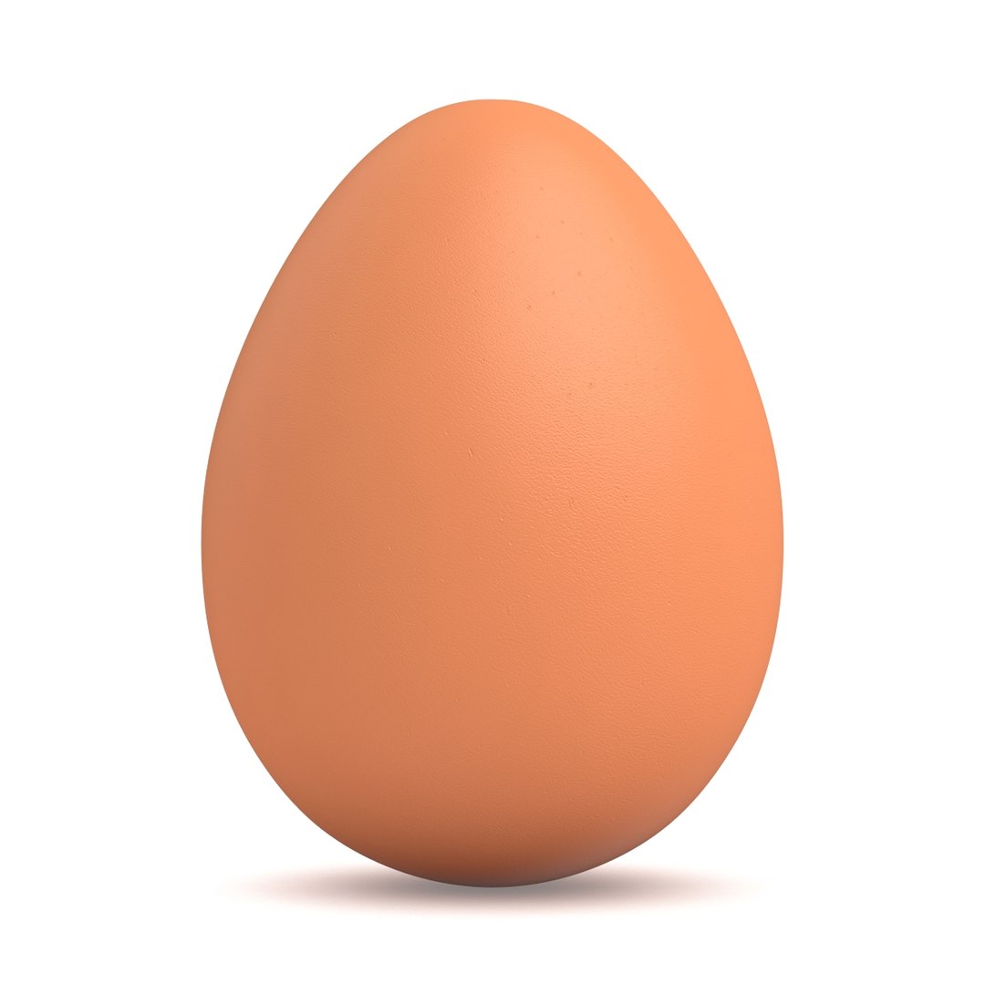 3D Chicken Egg Model - TurboSquid 1355557