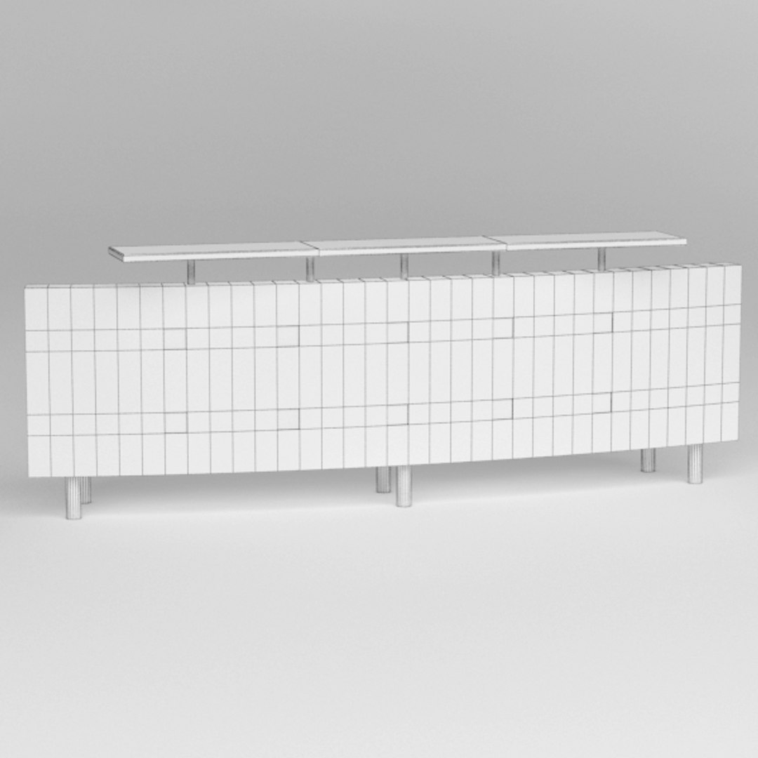 counter 3d model