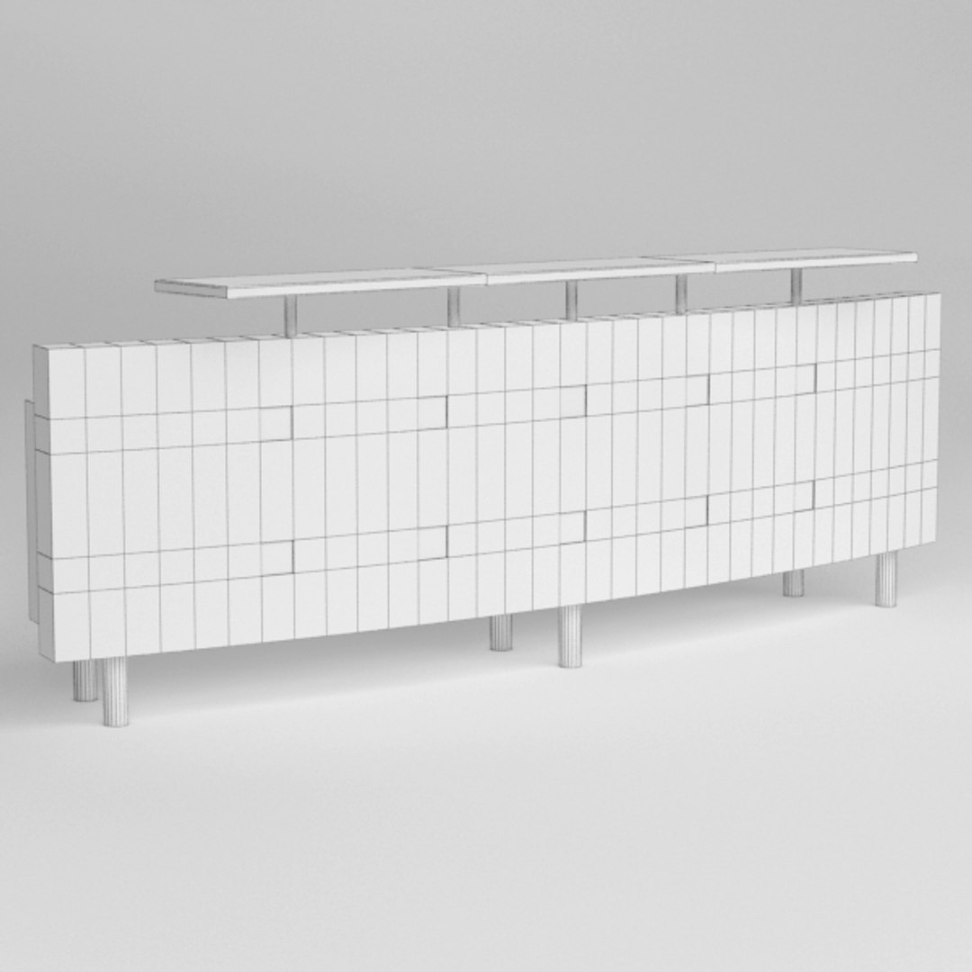 counter 3d model