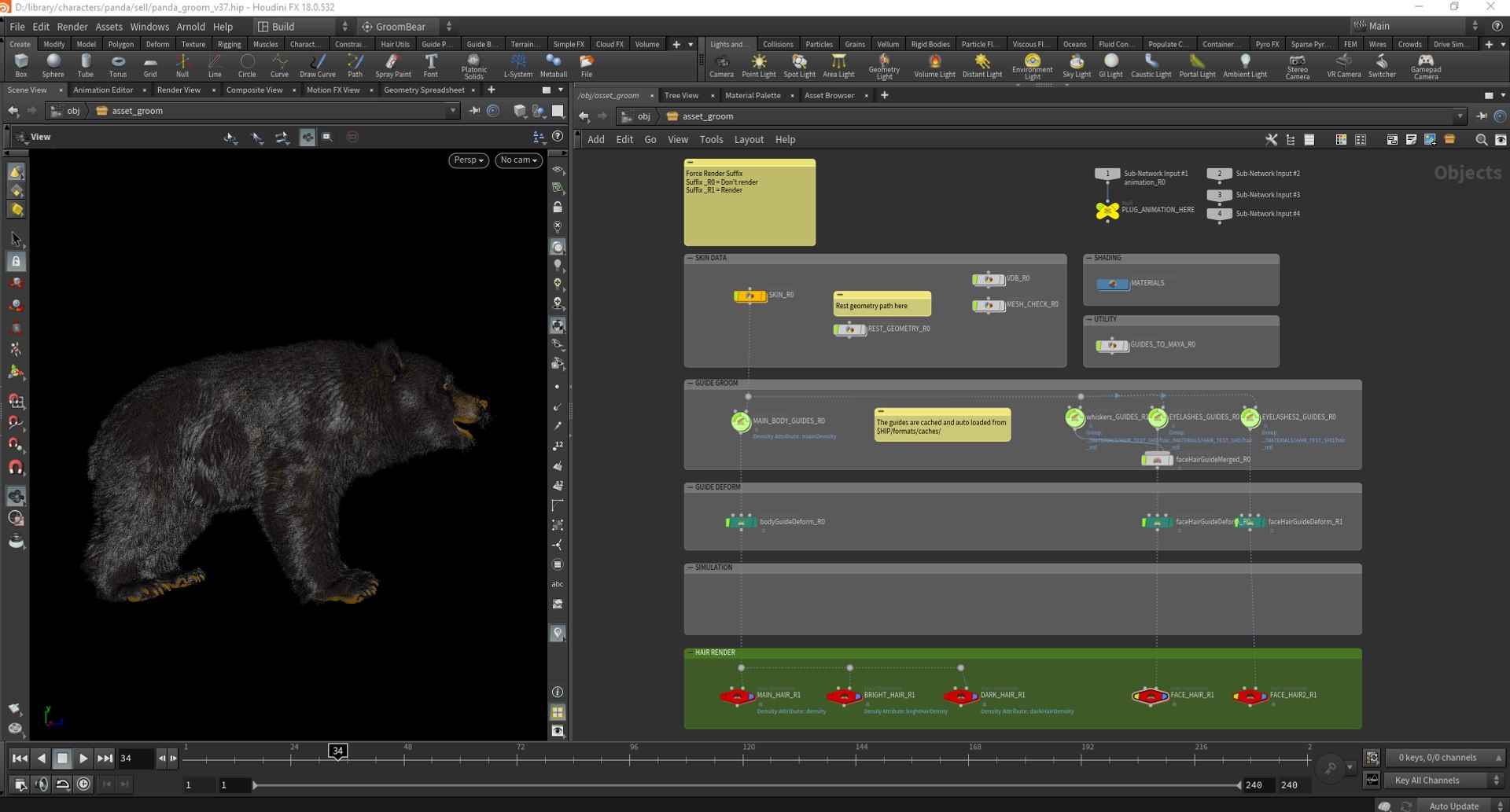3D Giant Panda RIGGED Model - TurboSquid 1750418
