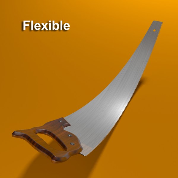 3d hand saw blade model