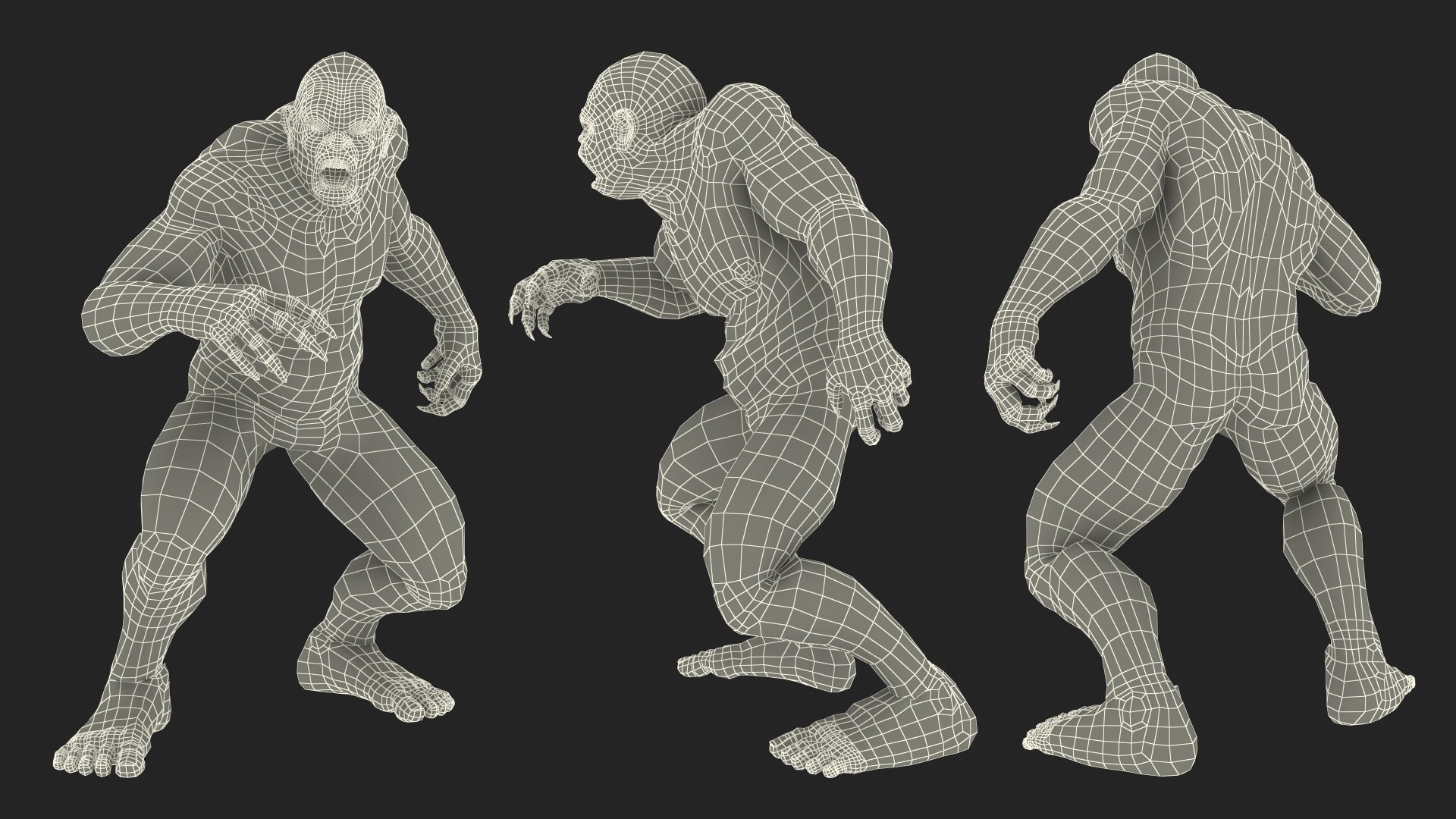 Aggressive Sasquatch Fur 3D model - TurboSquid 2006162