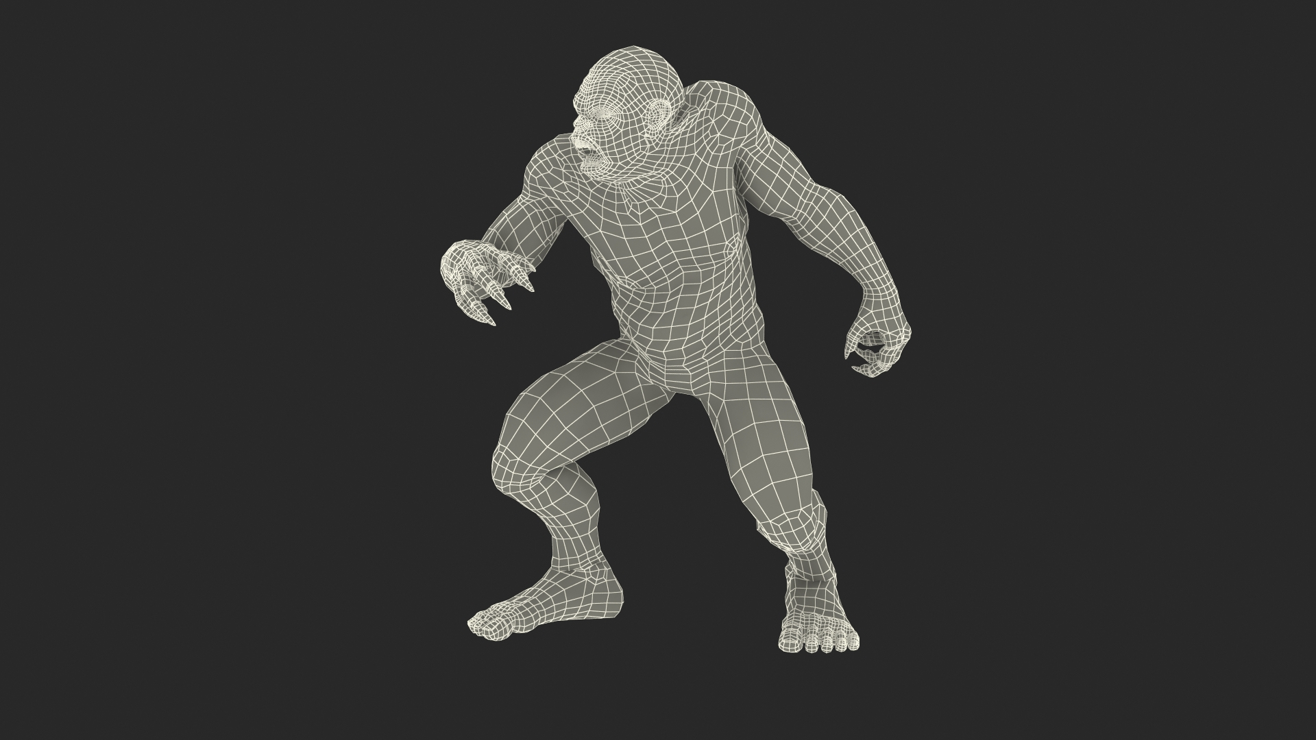 Aggressive Sasquatch Fur 3D model - TurboSquid 2006162