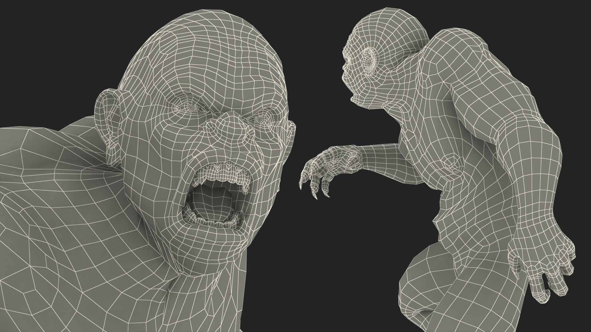 Aggressive Sasquatch Fur 3D model - TurboSquid 2006162