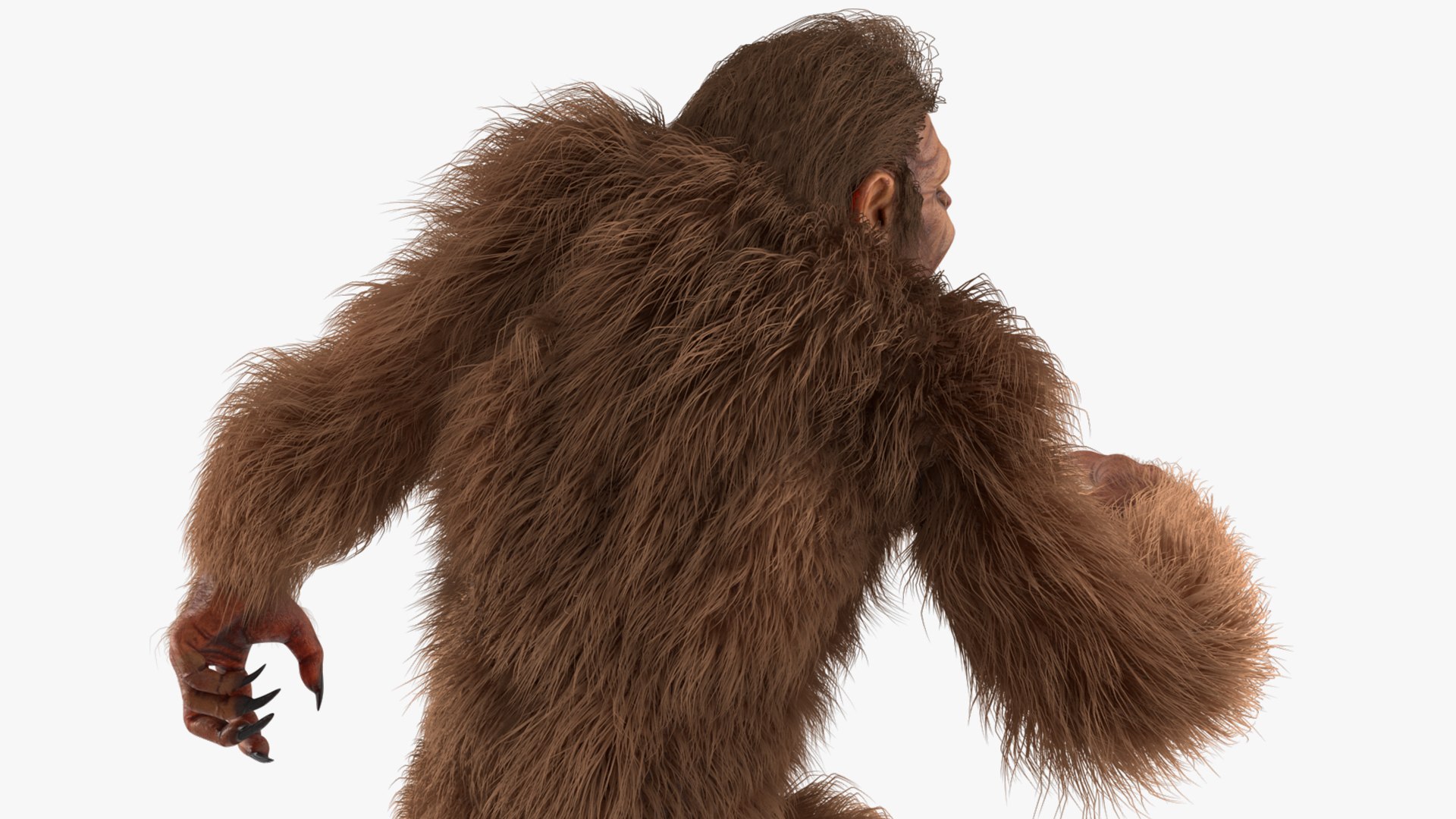 Aggressive Sasquatch Fur 3D model - TurboSquid 2006162