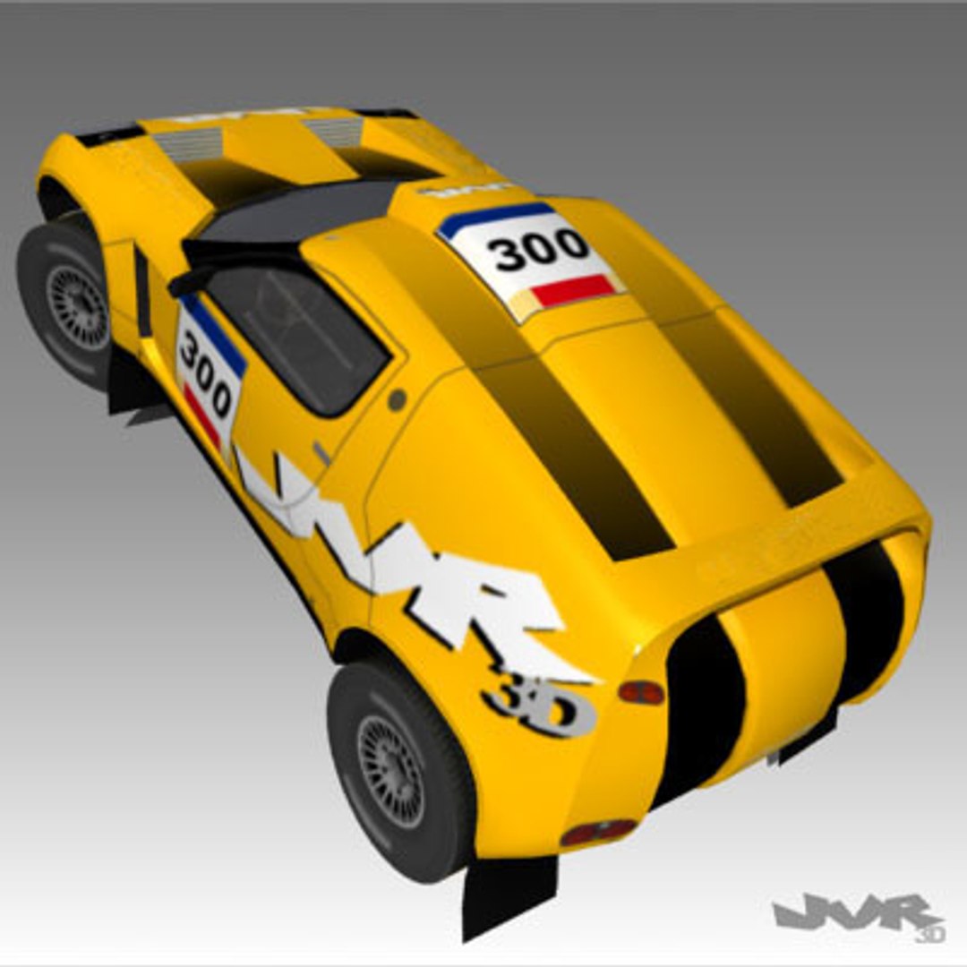 Design Rally-raid Racing Car 3d Model