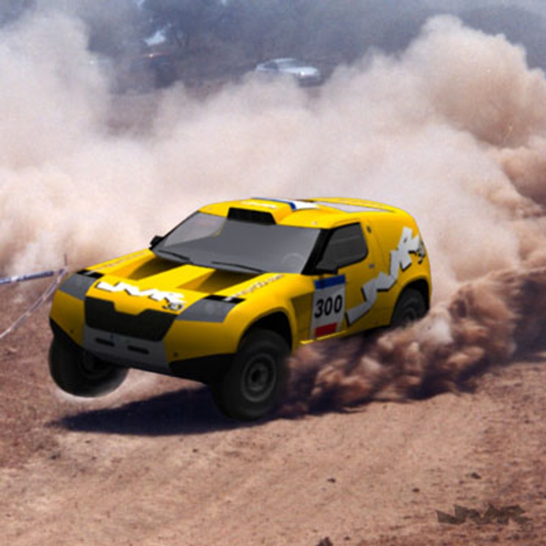 Design Rally-raid Racing Car 3d Model