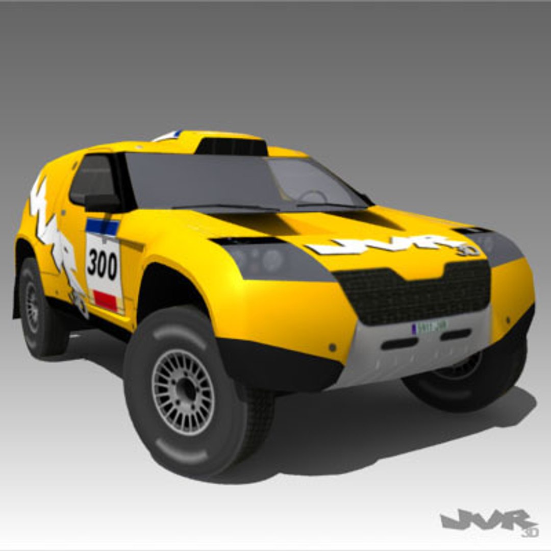Design Rally-raid Racing Car 3d Model