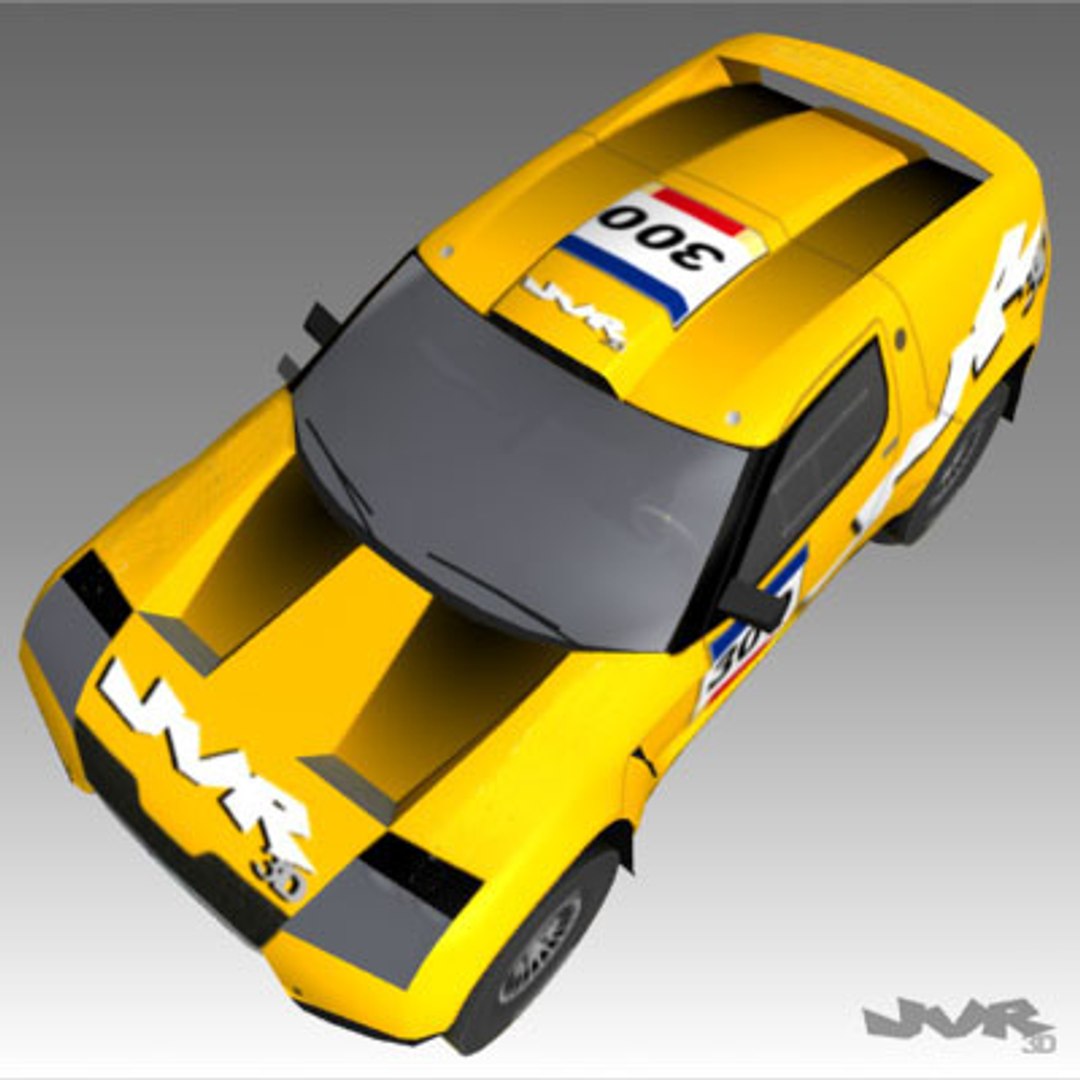 Design Rally-raid Racing Car 3d Model