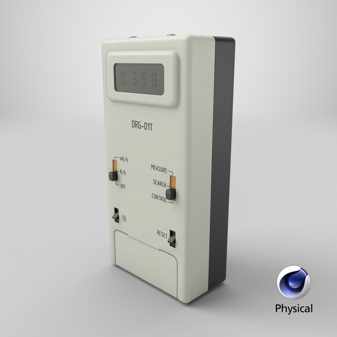 Soviet Radiation Dosimeter DRG-01T 3D - TurboSquid 2161951