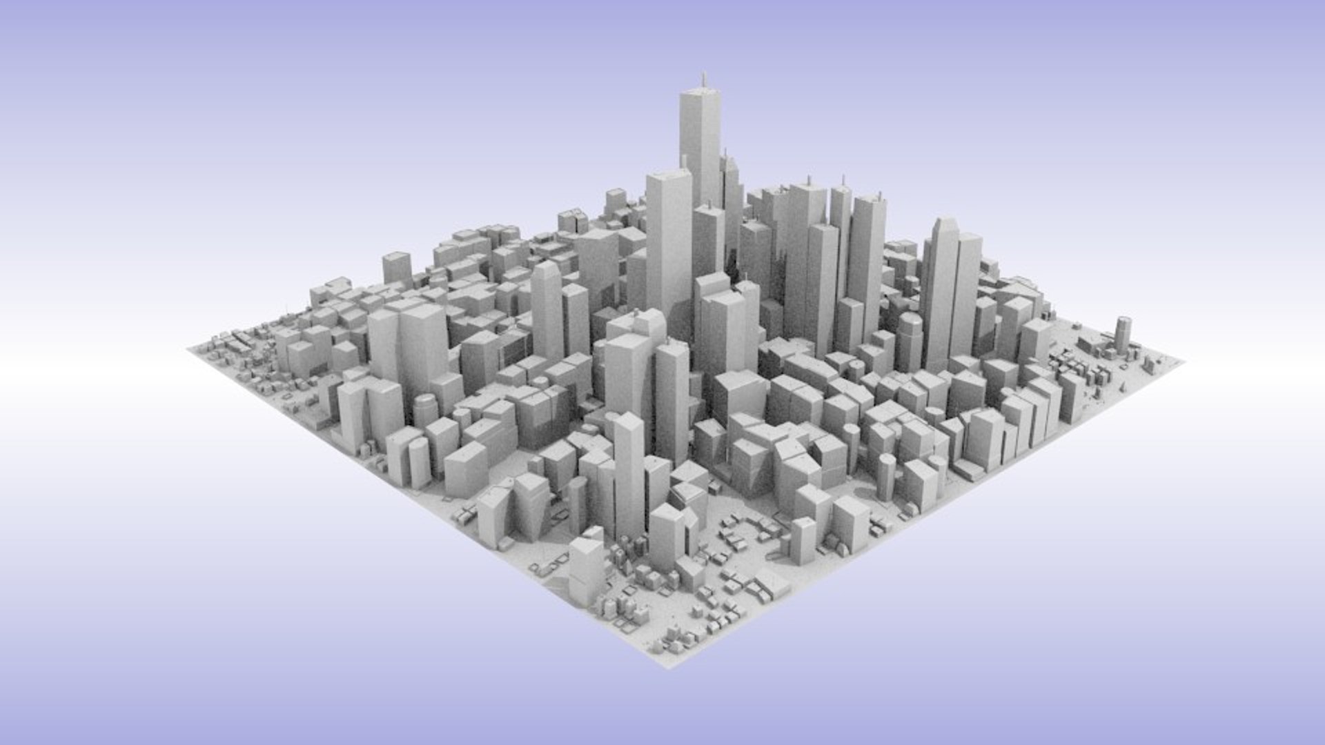 Cityscape Streets 3D Model - TurboSquid 1210508