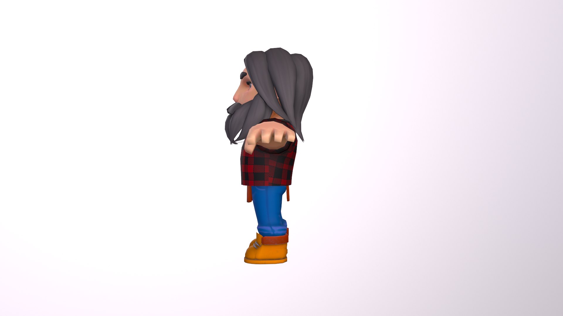 Caveman Lumberjack Game Character Model - TurboSquid 2036350