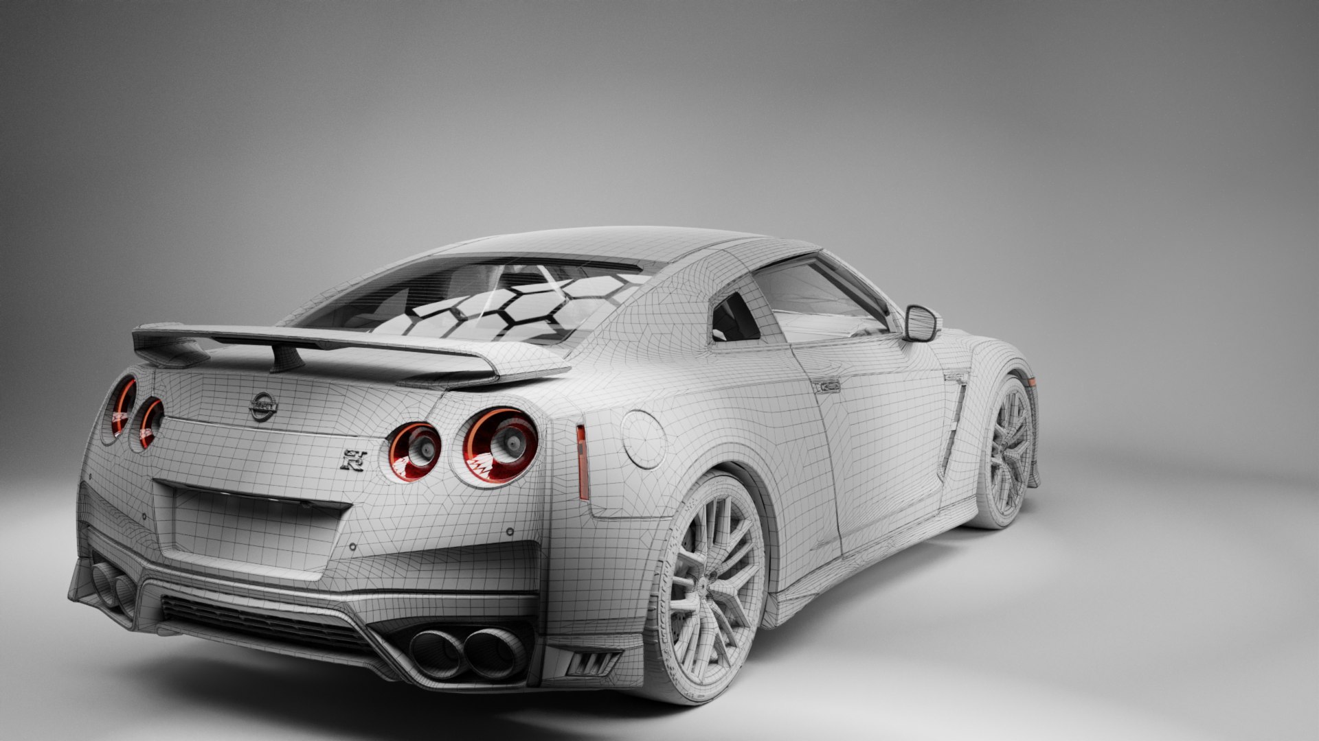 3D NISSAN GT-R 2018 Model - TurboSquid 2242991