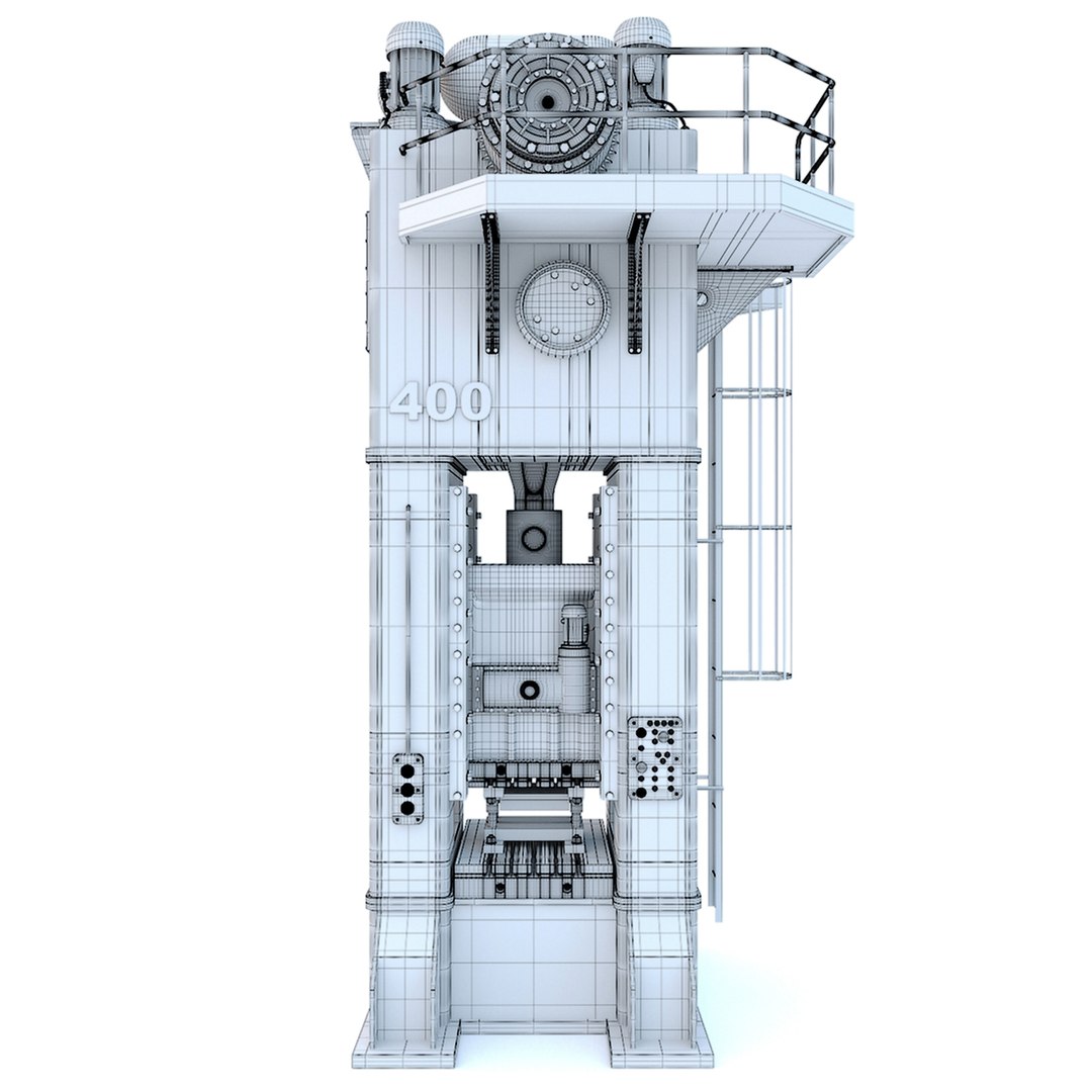 3D Industrial Mechanical Press-stamping Machine Tool KB9536 ...